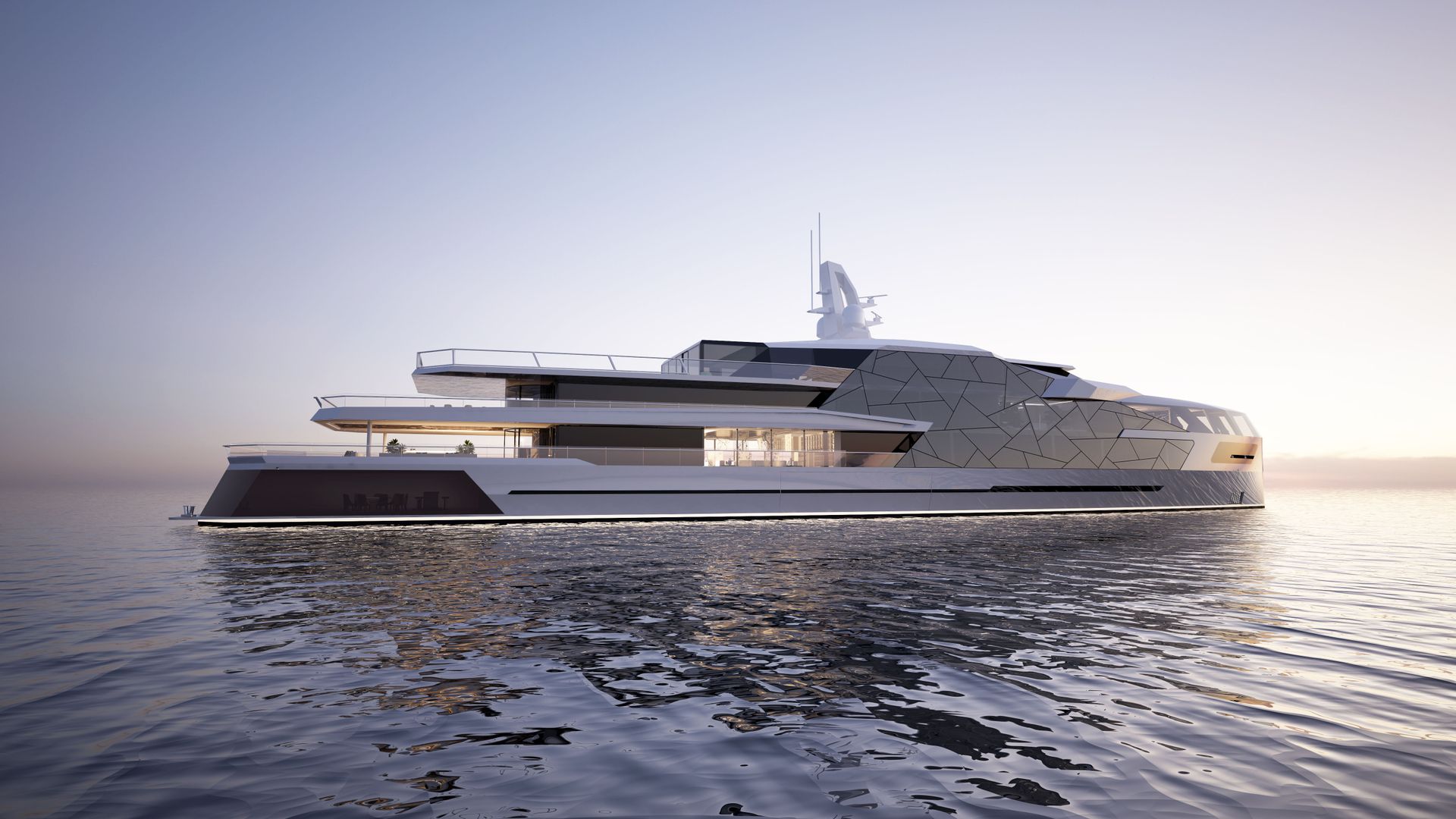 Turbulence Design unveils 75m Chinese inspired concept Lang-Ching
